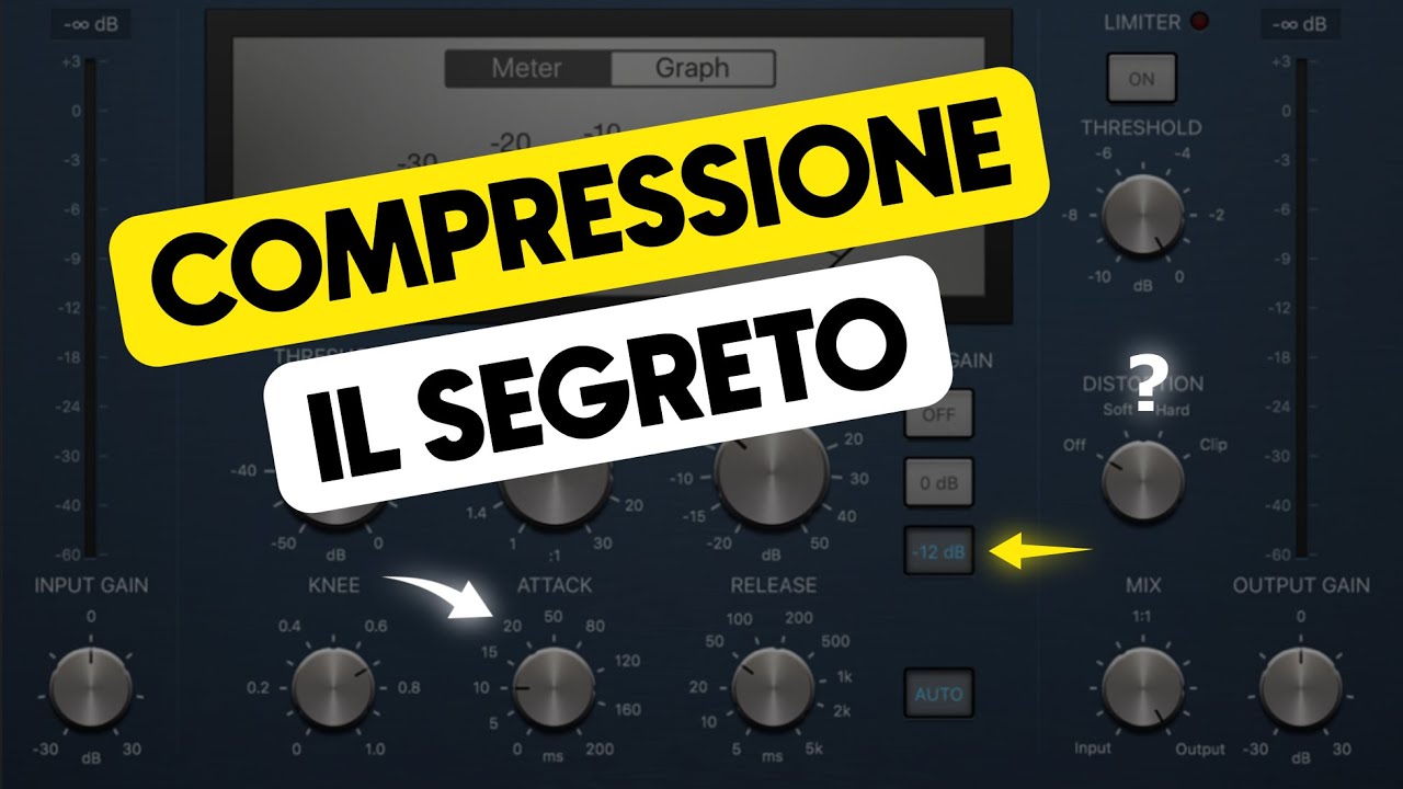 Non hai mai capito la Compressione | Tutorial completo compressore ...