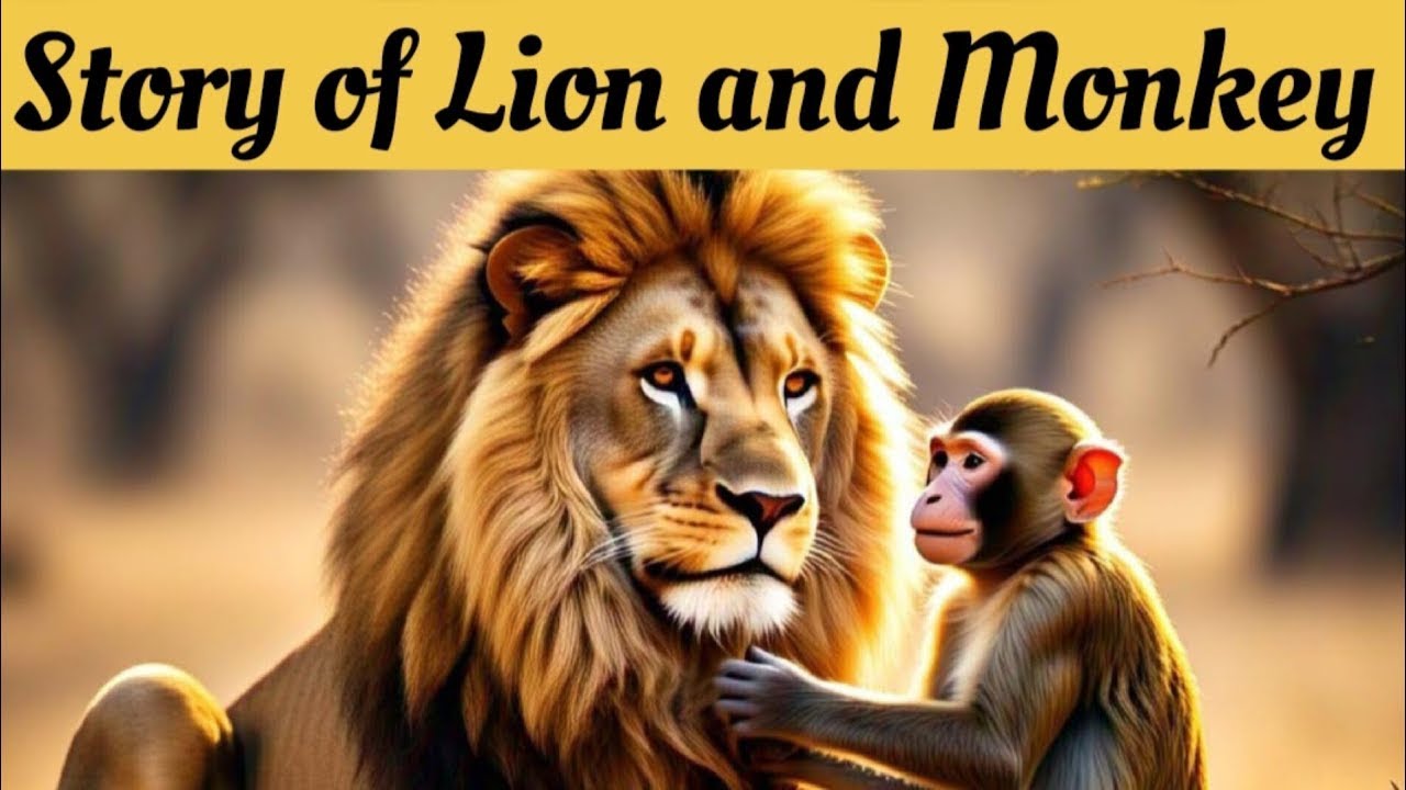 A Story of the Lion and the Monkey | Interesting story | Sad Story ...