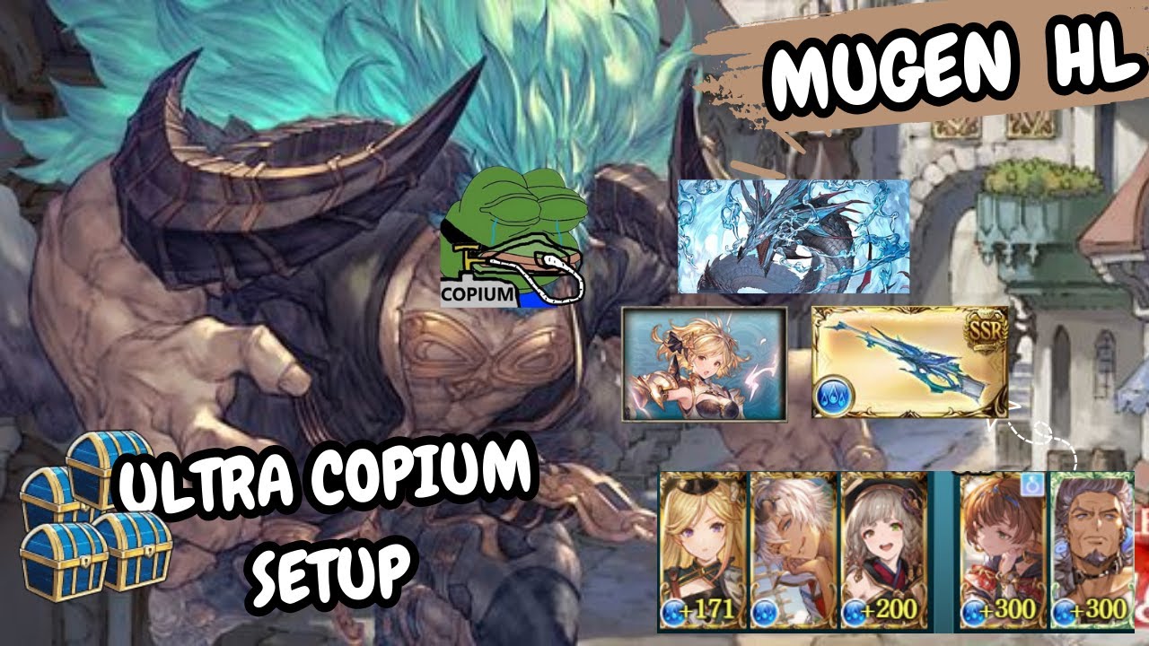 GBF | Ultra Copium Water Magna Mugen Setup No Yatima, No Beelzebub ...