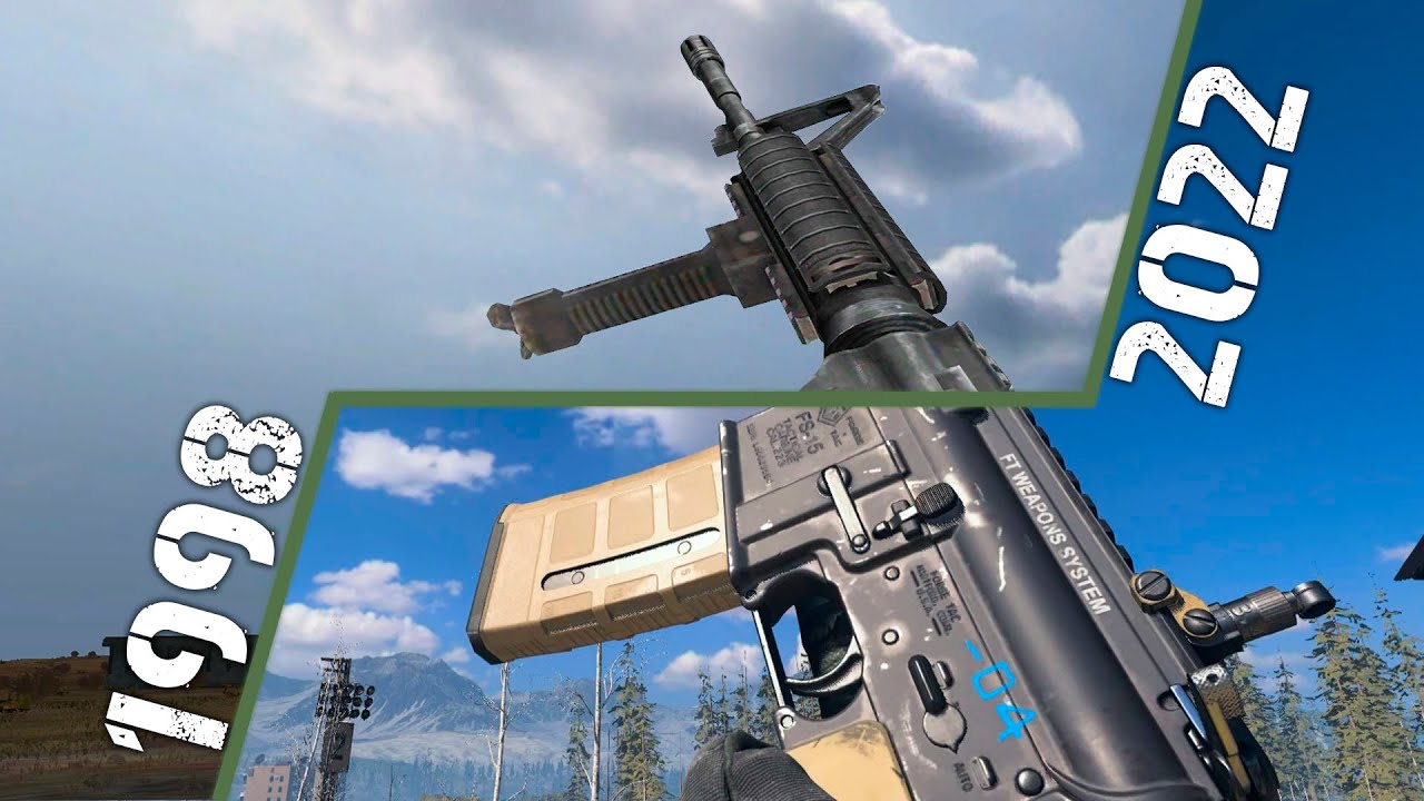 Colt M4A1/M4 Carbine - Evolution in (FPS PC) Video Games - YouTube