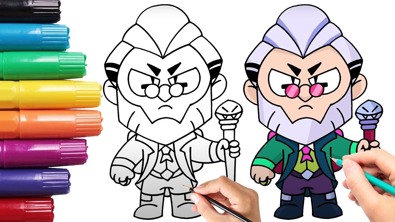 How To Draw Byron | Brawl Stars - YouTube