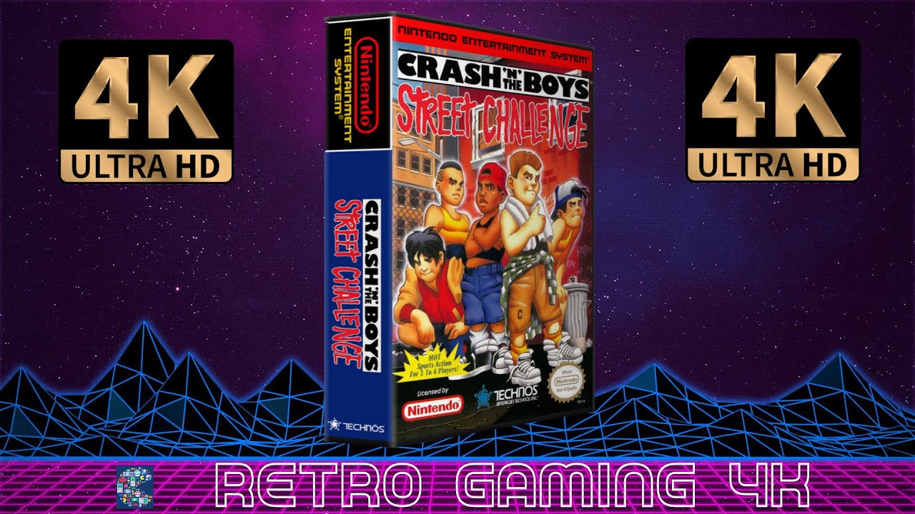 Crash 'n the Boys: Street Challenge (1992) Nintendo NES retro video ...