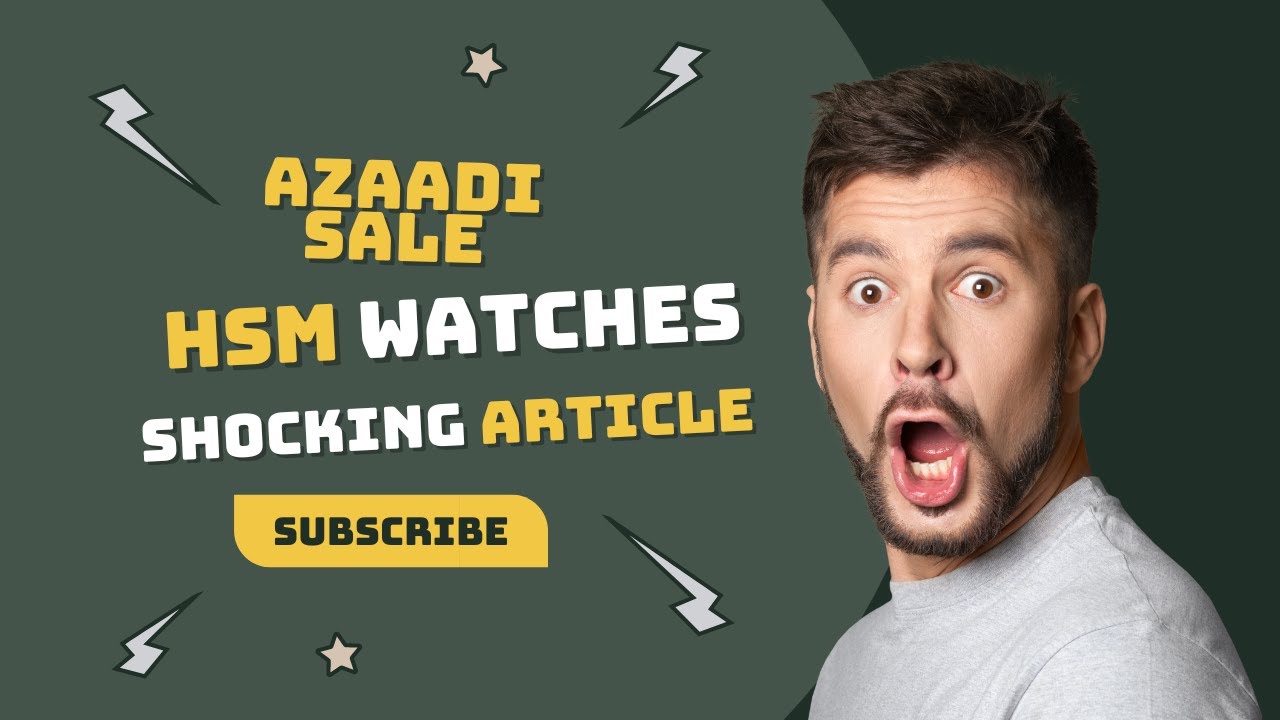 HSM WATCHES Fully Stone-Encrusted Design Article - YouTube