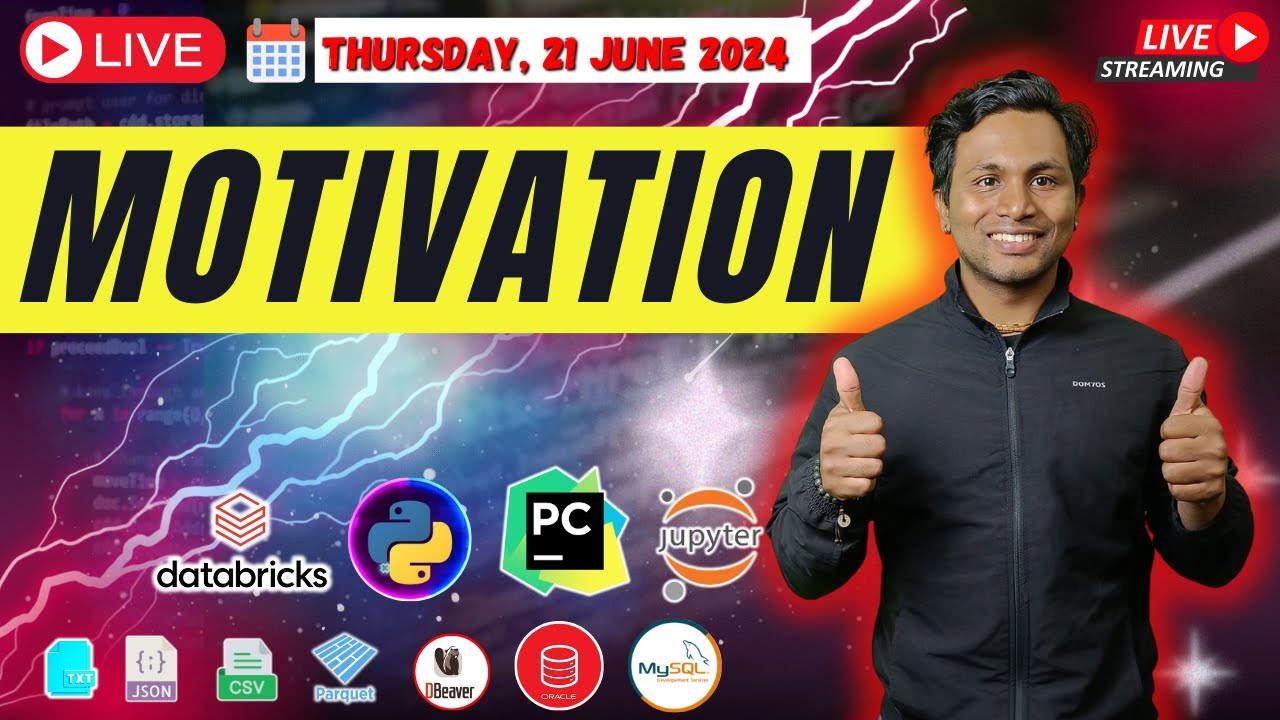 LIVE STREAMING 21 JUN 2024 - Motivation, Get back up, #NeverGiveUp # ...