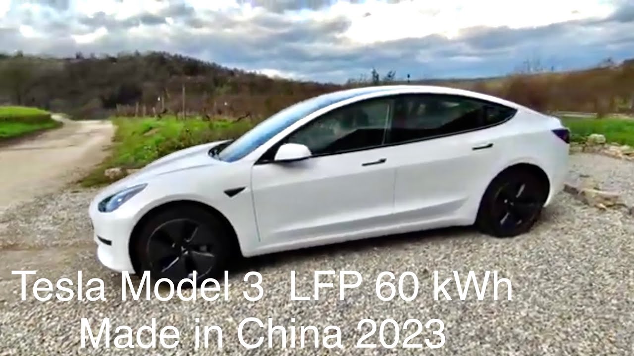 Tesla Model 3, LFP 60 kWh , 2023 made in China . Great car, Perfect ...