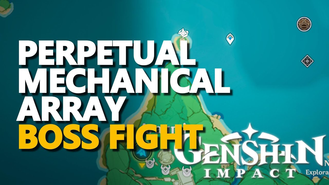 Perpetual Mechanical Array Genshin Impact Boss Fight - YouTube