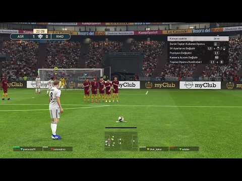 Çarptırarak Frikik Gölü - PRO EVOLUTION SOCCER 2019