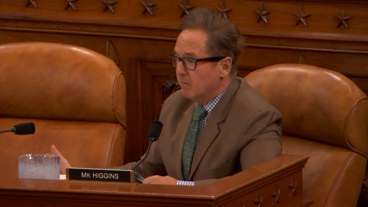 Congressman Higgins Calls for Investment in Infrastructure - YouTube
