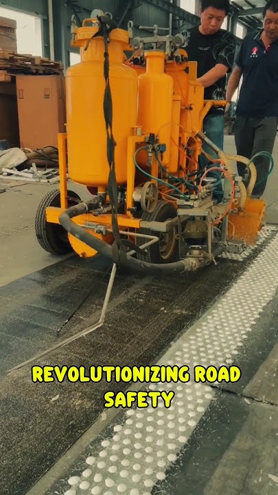 Revolutionizing Road Safety Automated Tactile Road Marking Machine ...