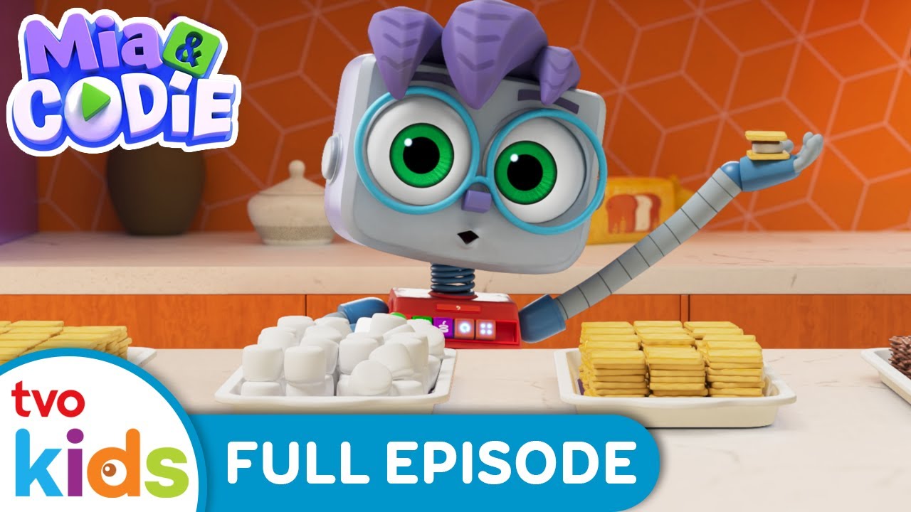 MIA & CODIE - Have S'more Fun 🍫🤖 NEW 2024 Coding For Kids 💻 Season 1 Full Episode | TVOkids ...