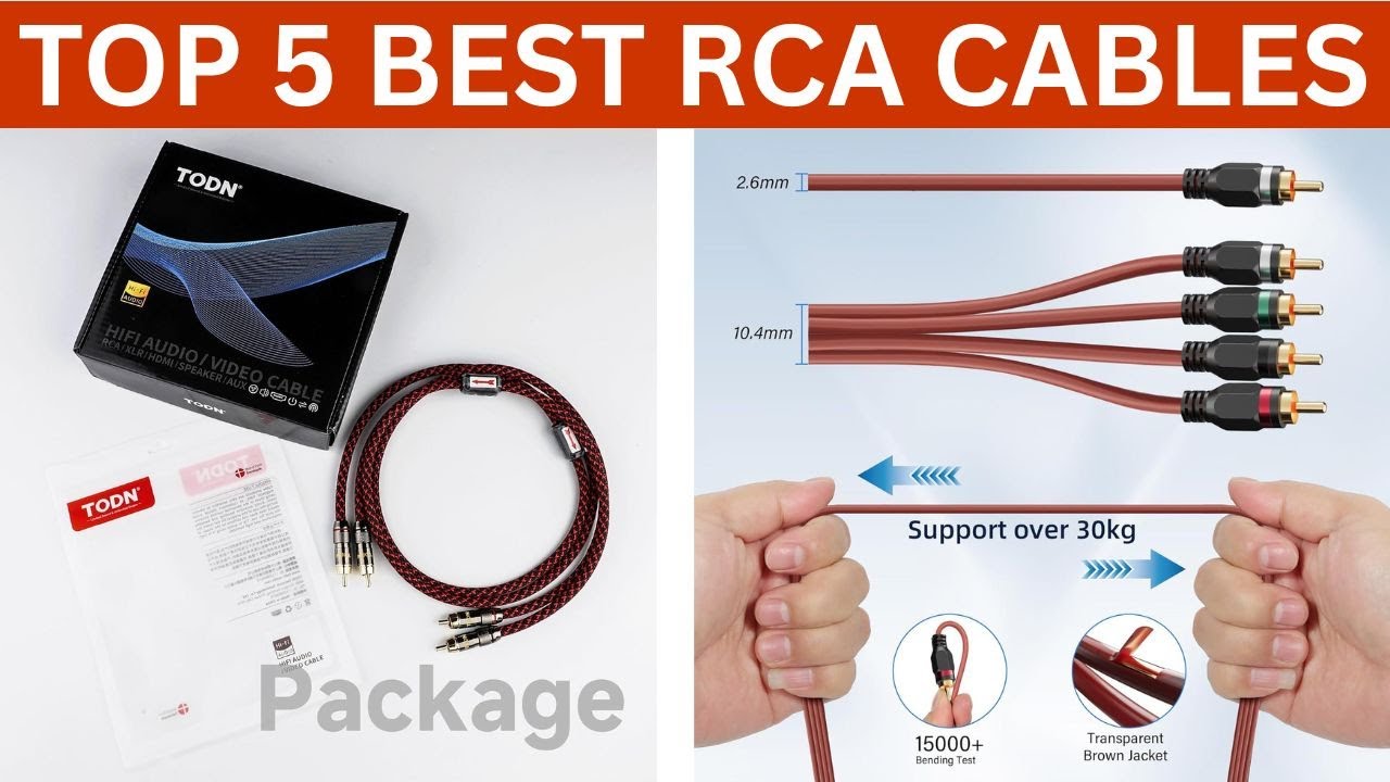 Top 5 Best RCA Cables | Best RCA Audio Cables for Home Theater, Car ...