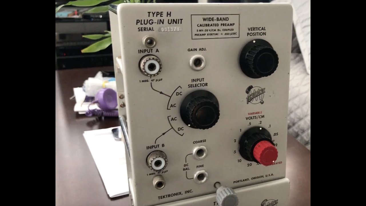 Tektronix 555 Restore/Repair Part-3 - V-Plugins - Type H & L Repair ...