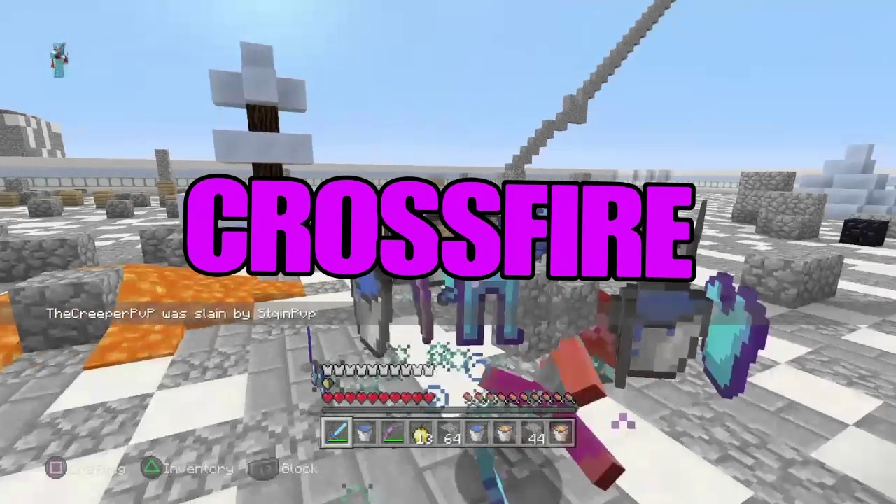 Minecraft Ps4 Pvp Montage "CrossFire" - YouTube