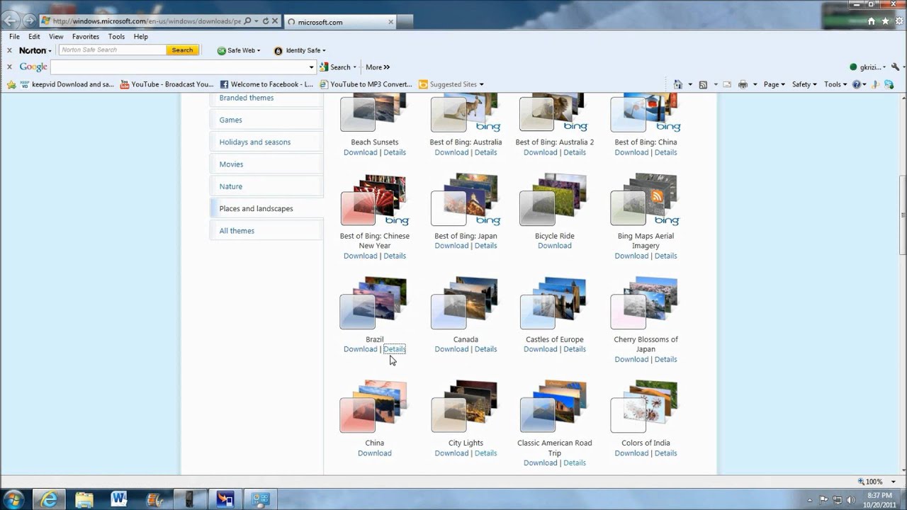 How To Get MORE THEMES On Windows 7 HD YouTube How To Get MORE THEMES On Windows 7 HD YouTube