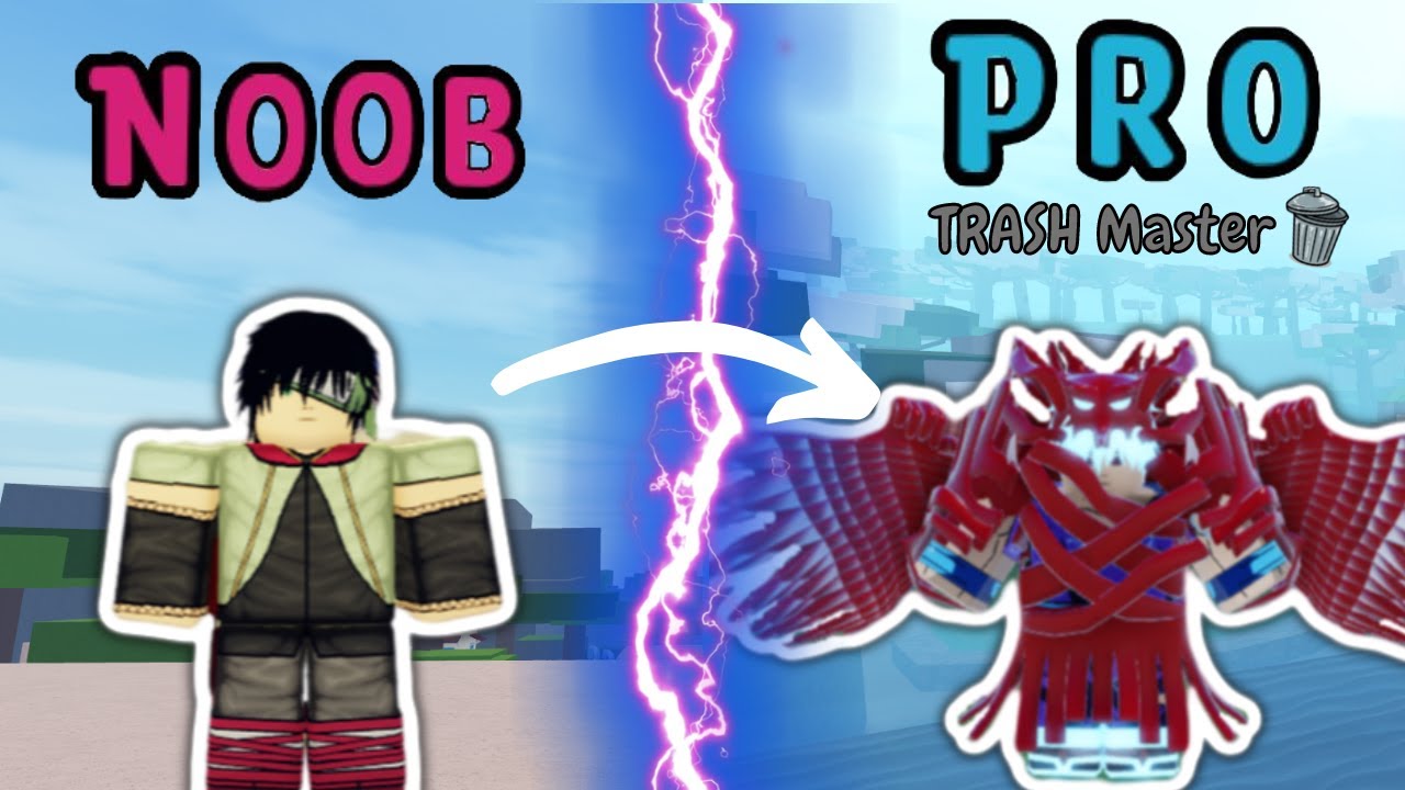Shindo Life Noob to TRASH MASTER - YouTube