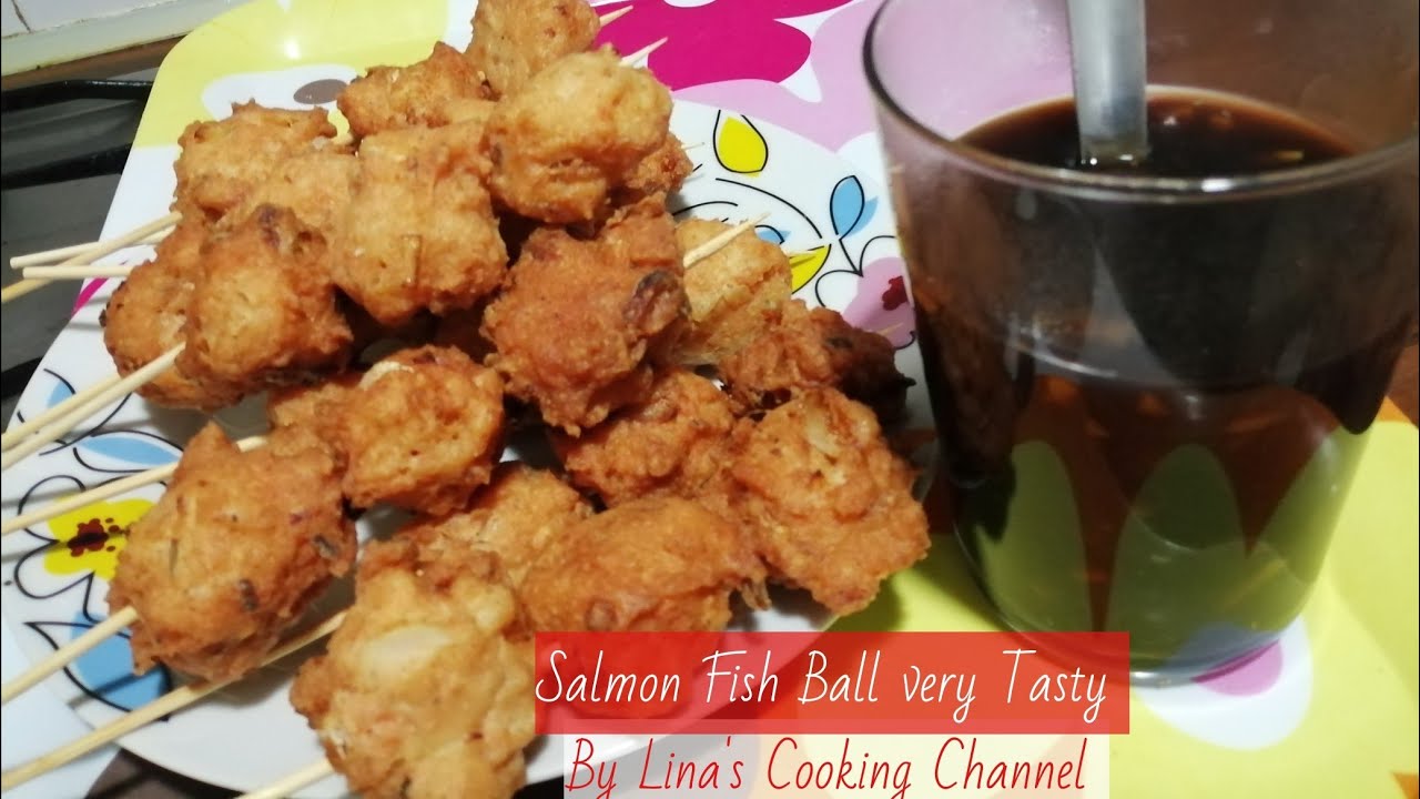 Salmon Fish Ball very Tasty - YouTube
