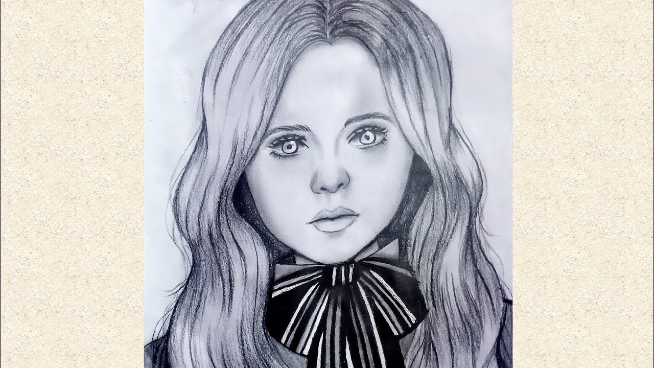 How to Draw Megan Sketch Tutorial || Horror Doll Drawing #AimansArt ...