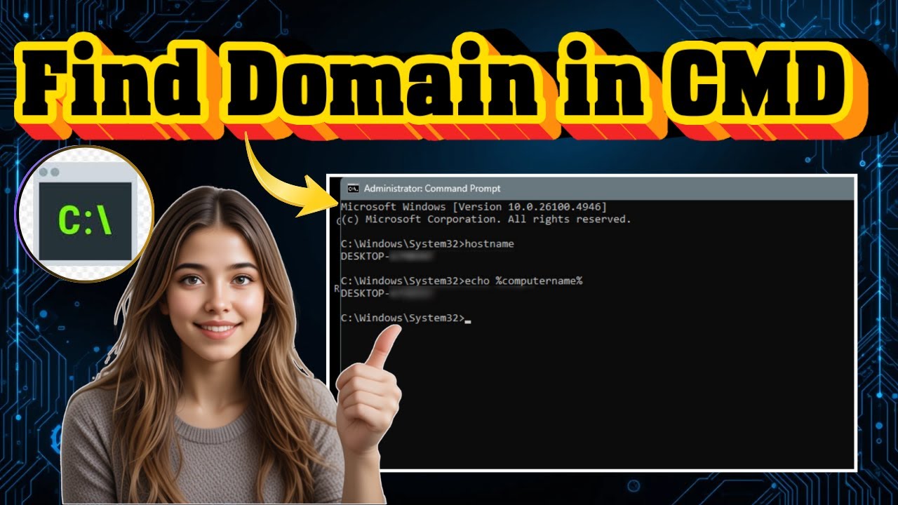 How To Find Computer Domain Name In CMD Windows 11 | Step-by-Step Guide ...
