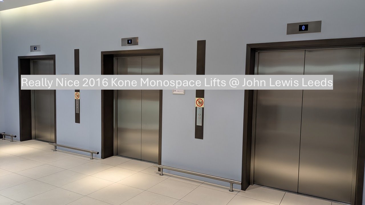 2016 Kone Monospace Lifts @ John Lewis Leeds #johnlewis #lifts - YouTube