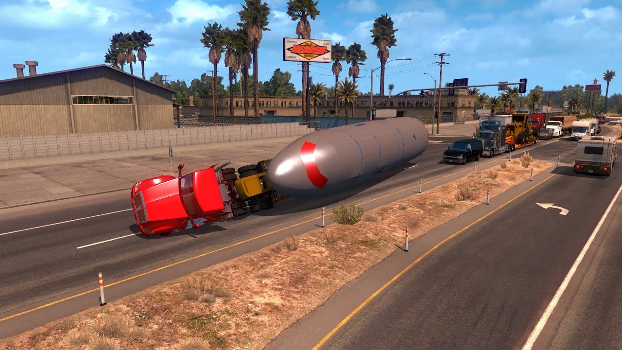 American Truck Simulator - Airbus Accident - YouTube