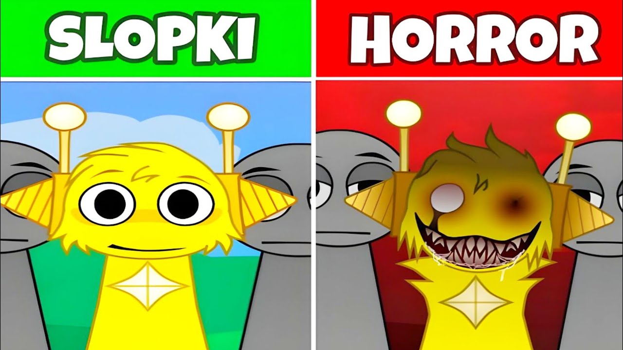 Incredibox Sprunki: Slopki - Normal Vs Horror Version (New Mod) - YouTube