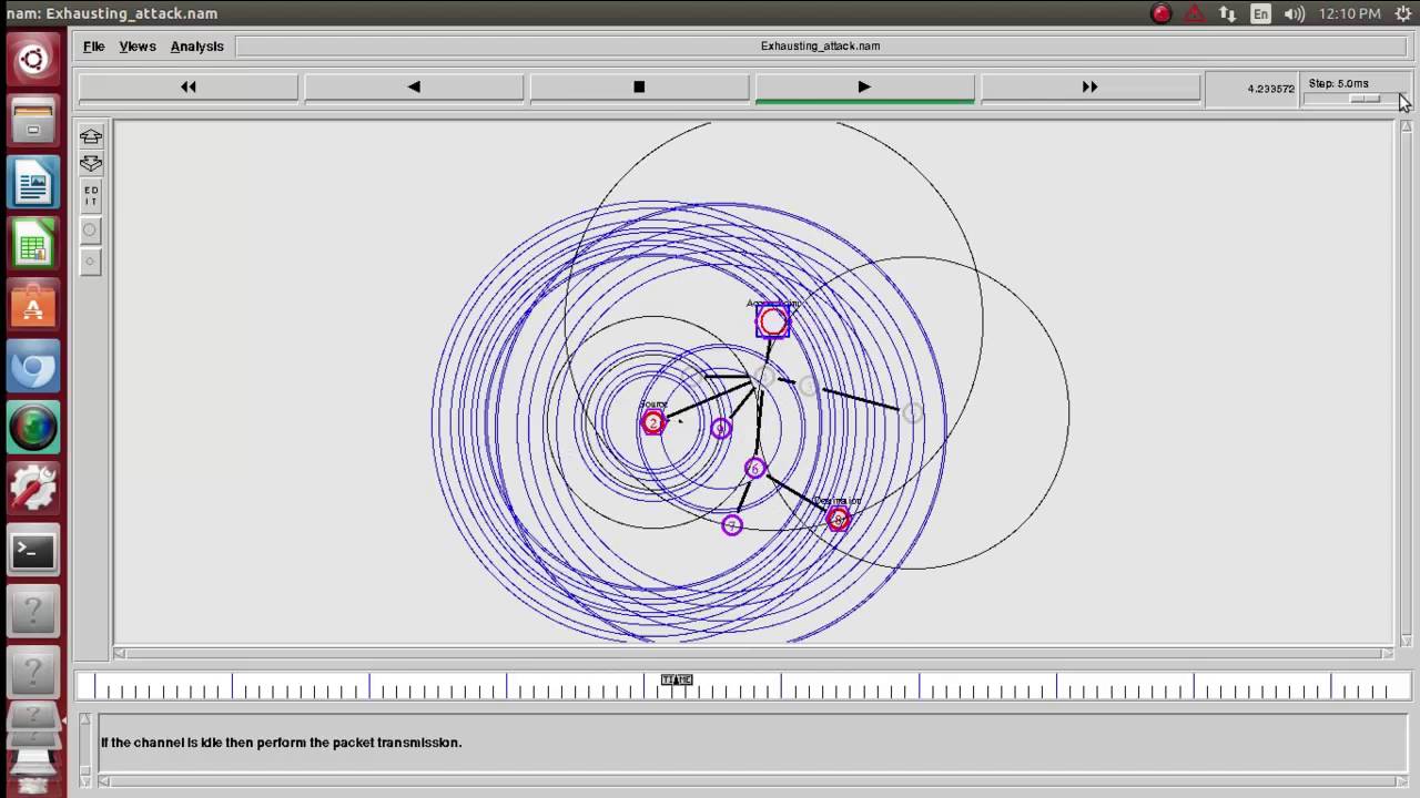 Nam file in ns2 - YouTube