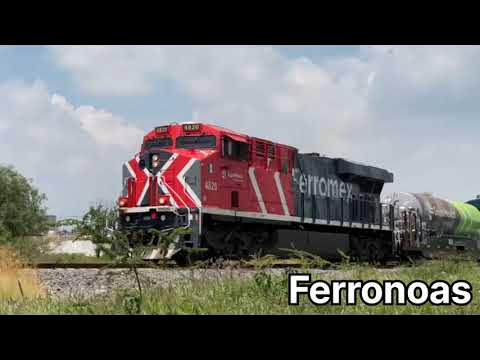 Gaseosas Ferromex con un vacillaje rumbo al norte en San Francisco del Rincón, Guanajuato NOAS_5 ...