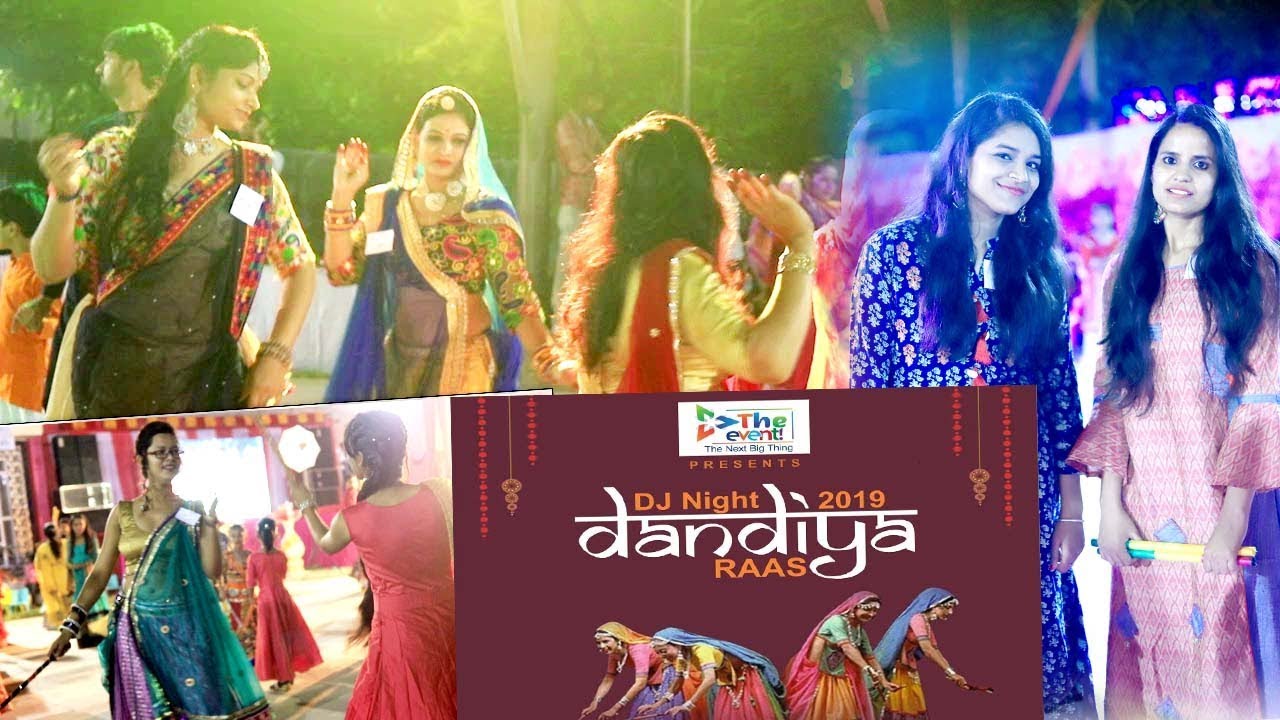 Dj night dandiya Raash 2019 shrimadhopur - YouTube