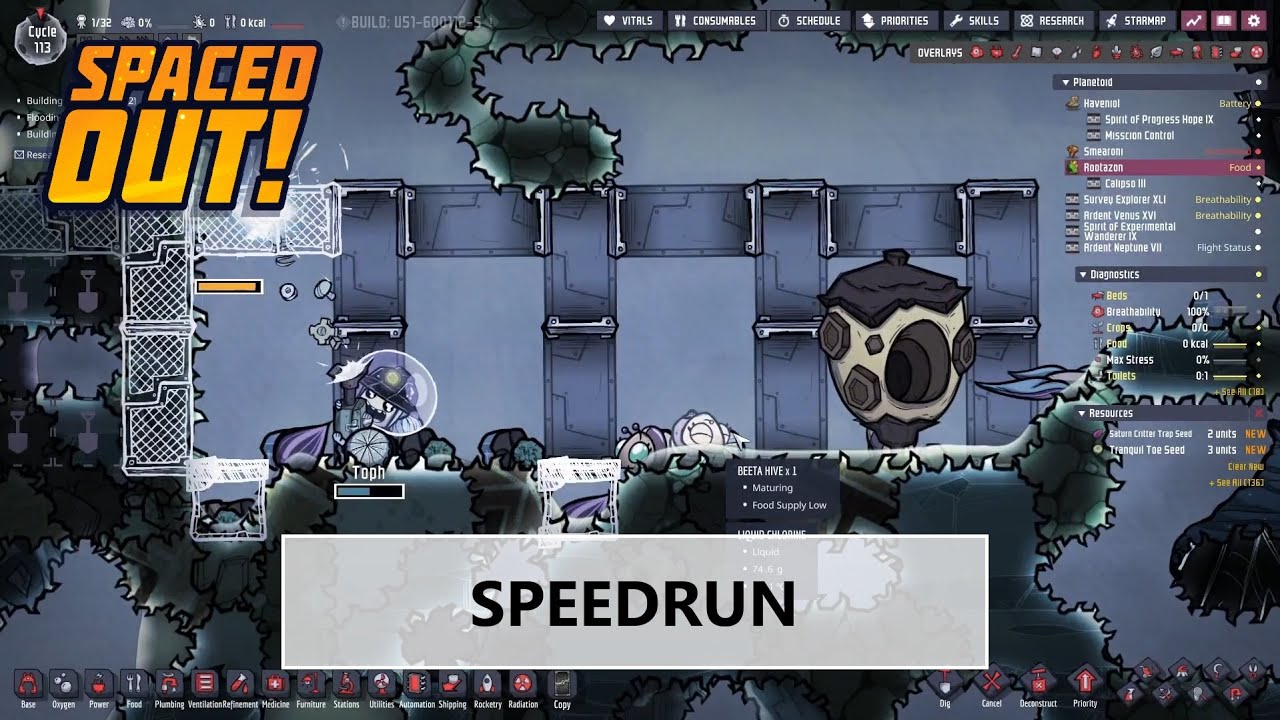 Visiting the Irradiated Forest Asteroid - Speedrun - Oxygen not ...