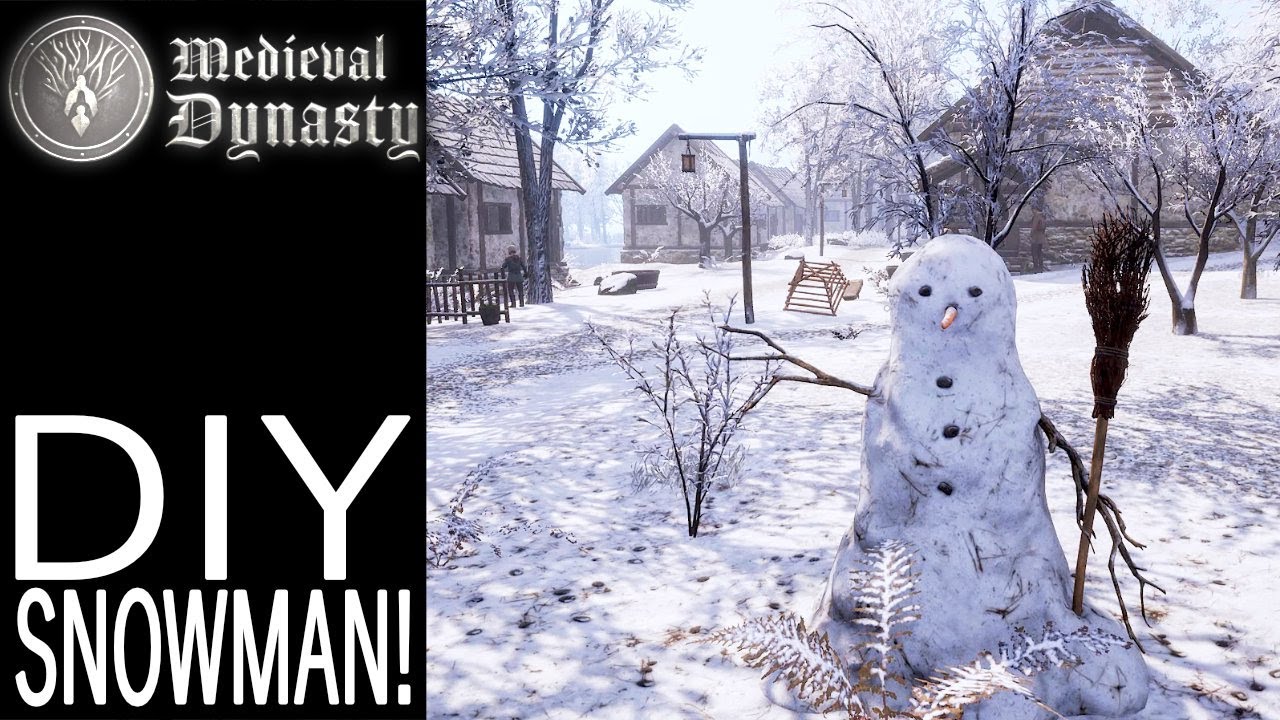 DIY Snowman! | Medieval Dynasty Gameplay | EP 157 - YouTube