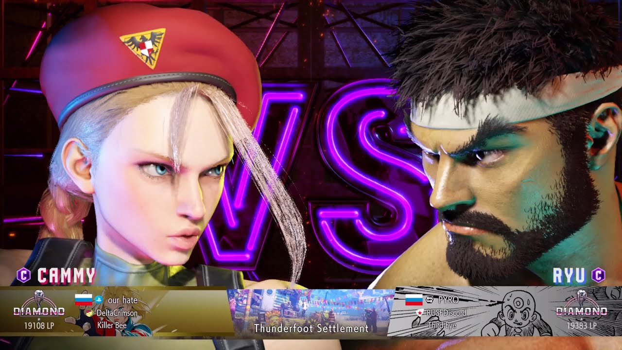 Street Fighter 6 Cammy vs Ryu SF6 Gameplay - YouTube