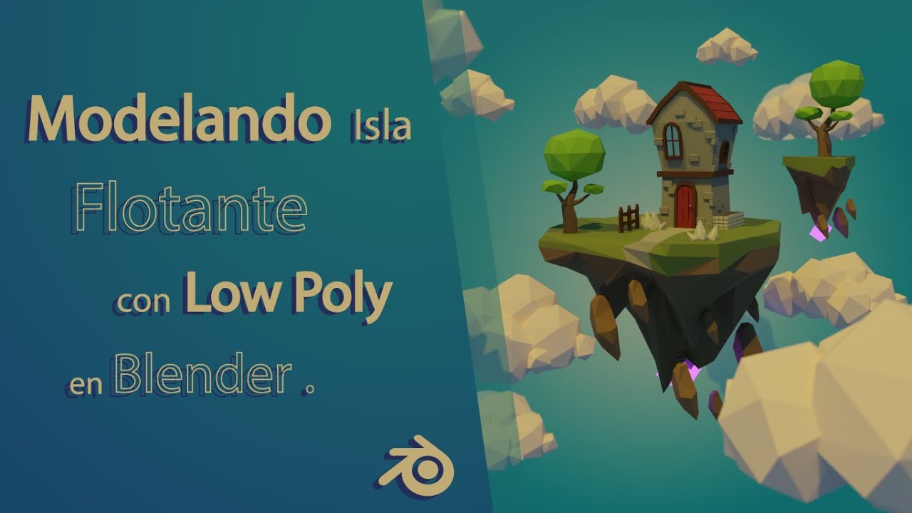 Modelando Isla Flotante con Low Poly en Blender.🤯🧐 - YouTube