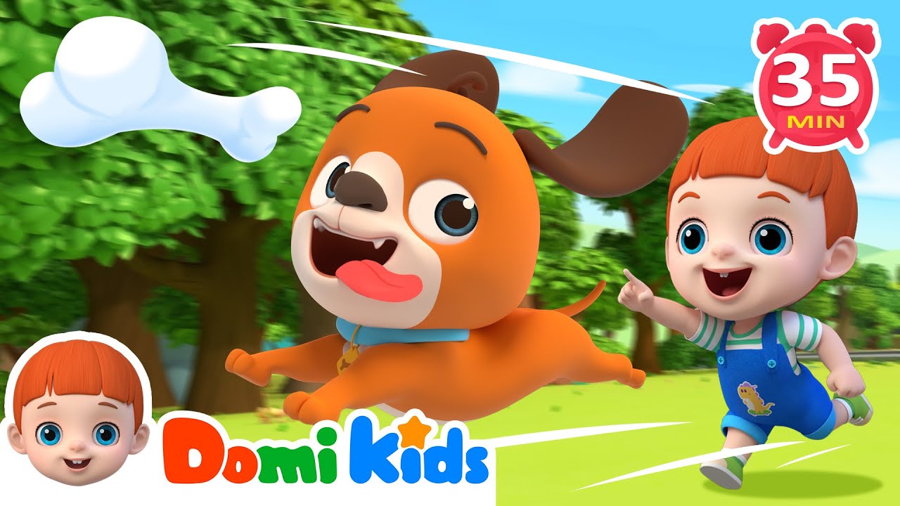 Puppy Bingo | Domi & Animal Firends | Animals For Kids | Nursery Rhymes ...