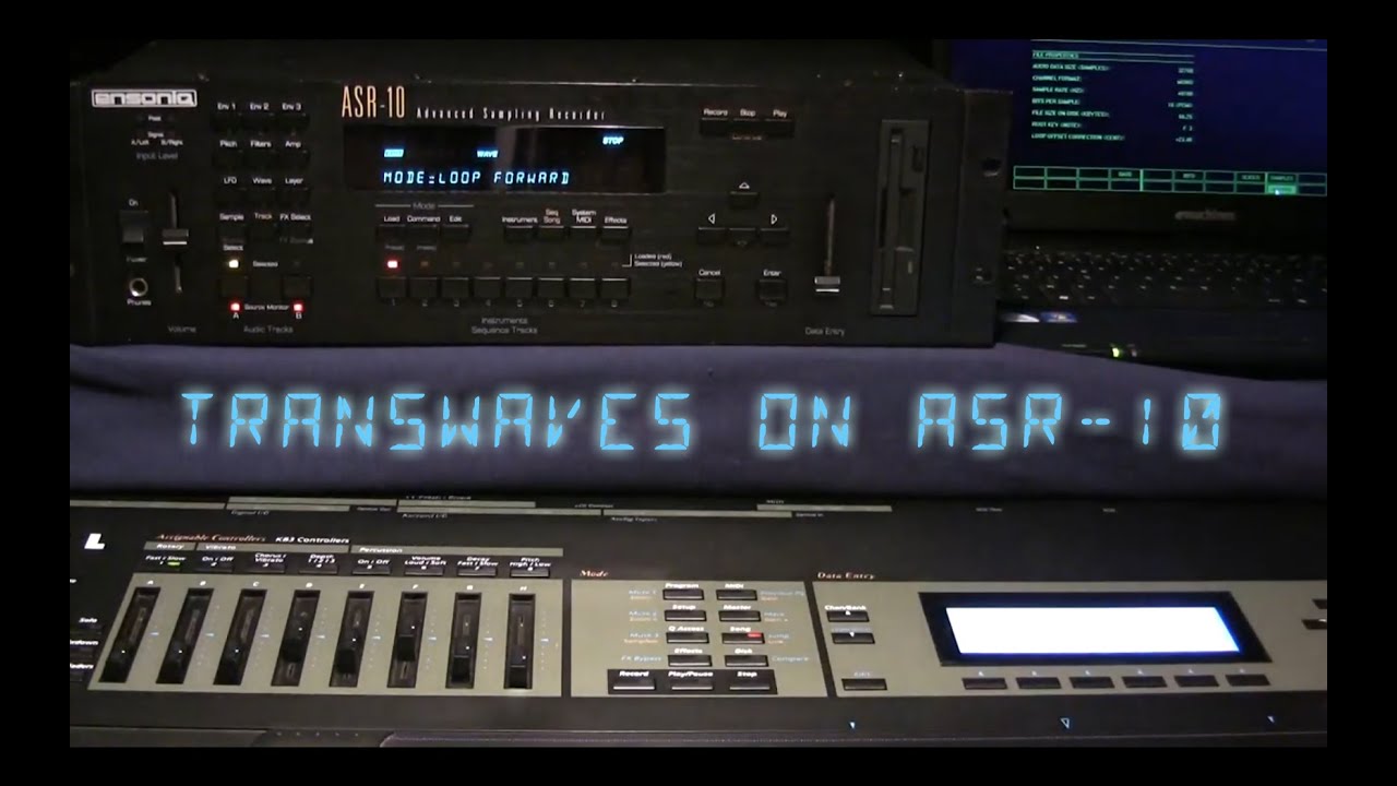 Transwaves on ASR-10 - Loop points adjusting. - YouTube