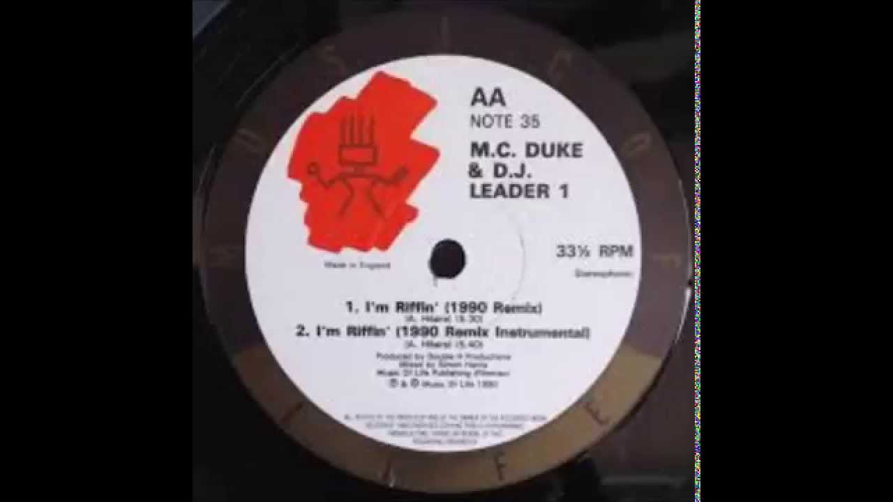 MC Duke "I'm Riffin"(1990 Remix) - YouTube