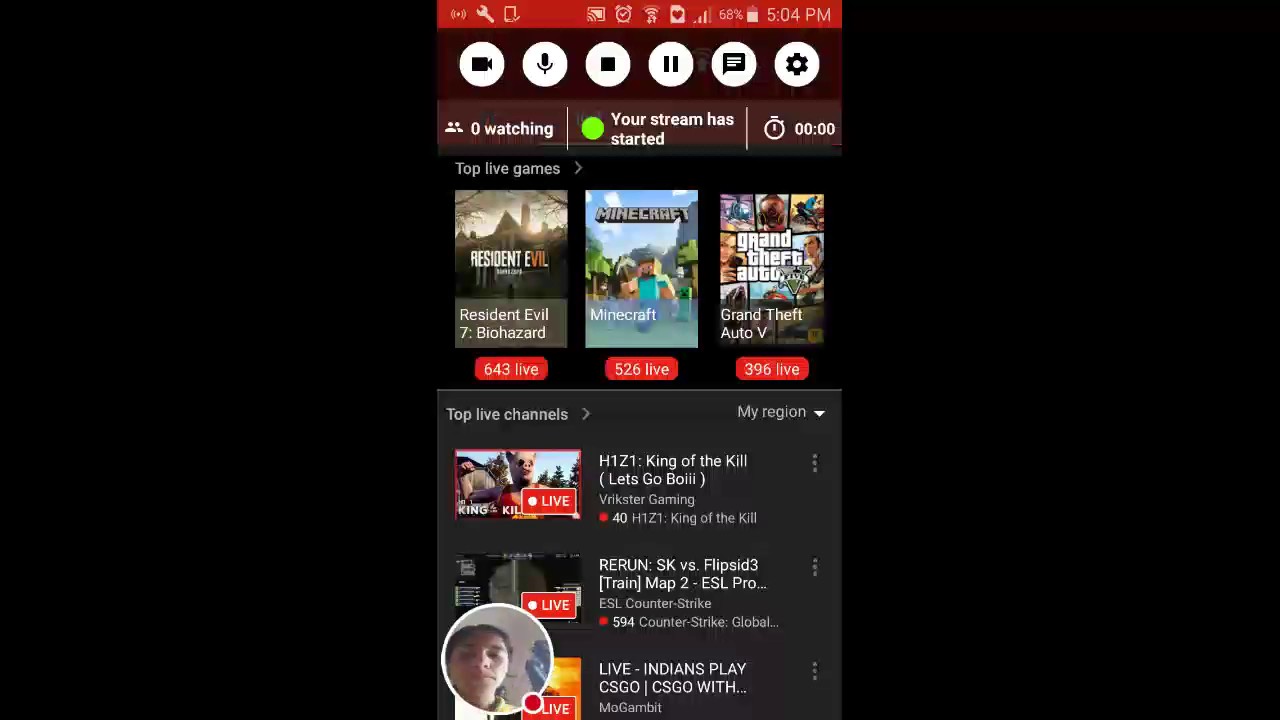 My YT live Stream - YouTube