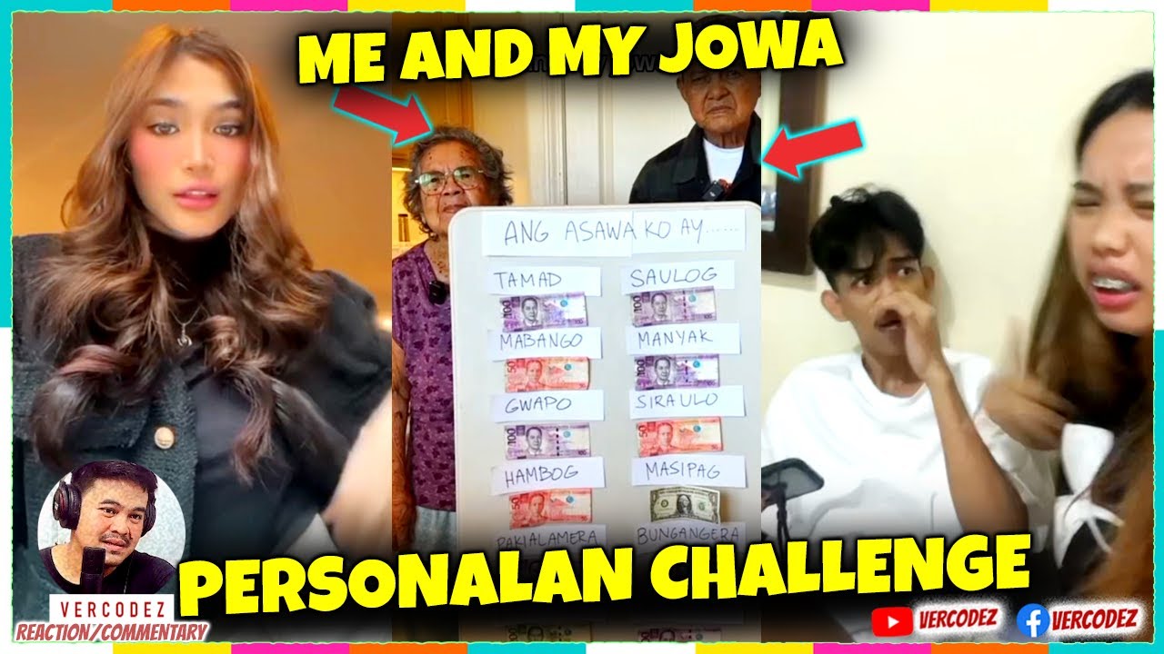 ME AND MY JOWA PERSONALAN CHALLENGE | FUNNY VIDEOS | VERCODEZ (reaction ...