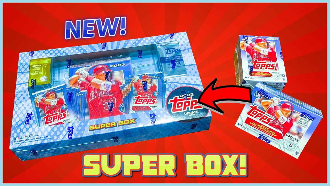 NEW! 2023 Topps Update SUPER BOX! Is it Better than 2 Blaster Boxes ...