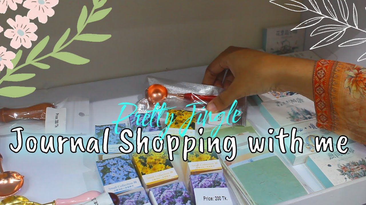 Journal shopping with me 💕 | ASMR shopping | Stationery Shopping at ...