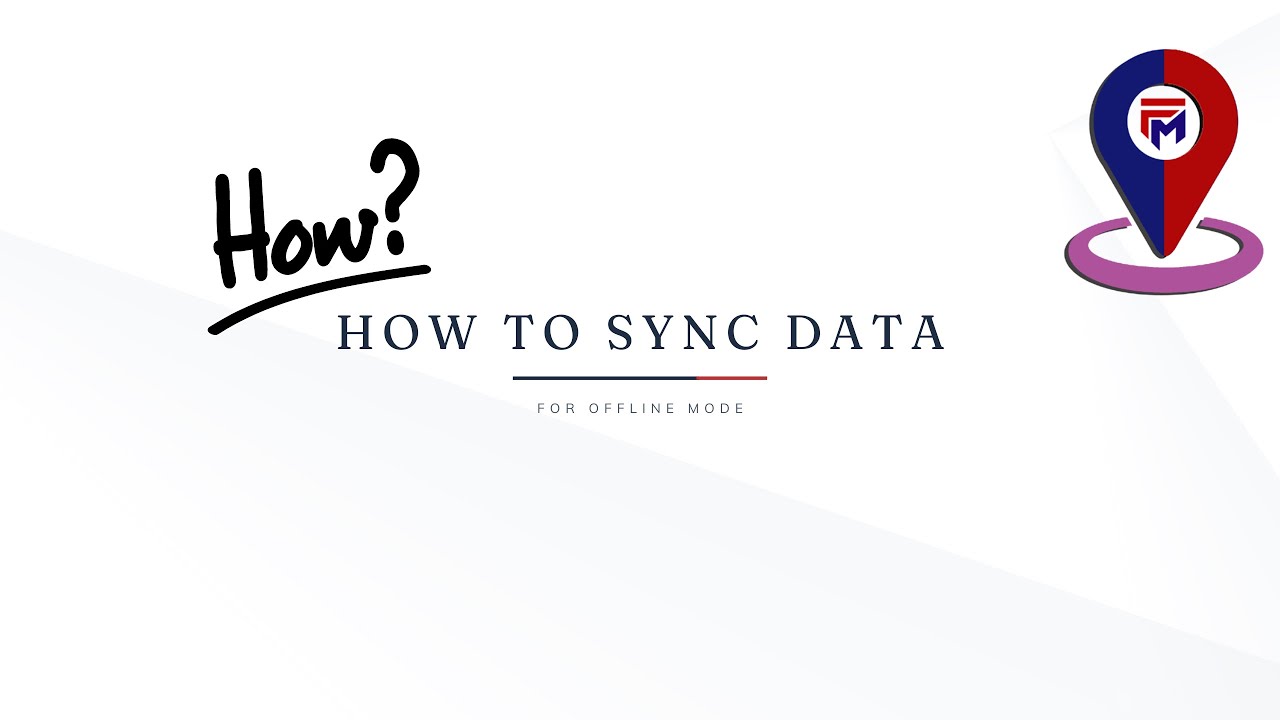 How to Sync Data for offline mode - YouTube