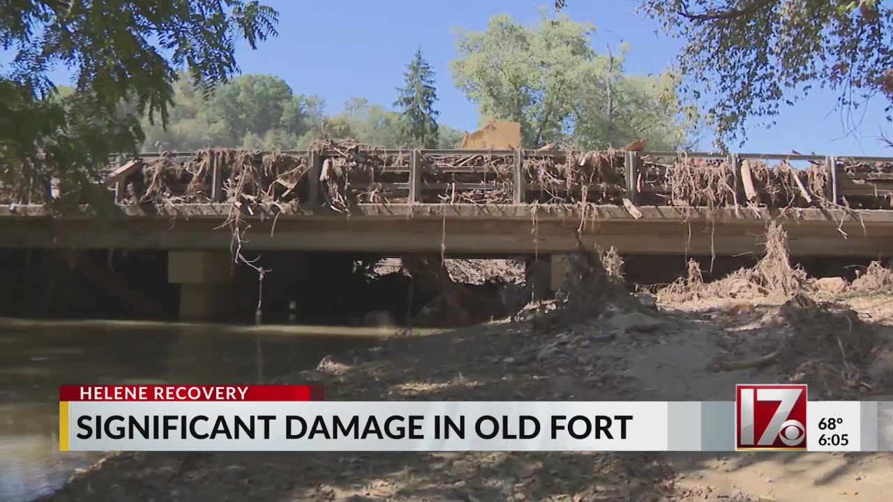 Significant damage in Old Fort - YouTube