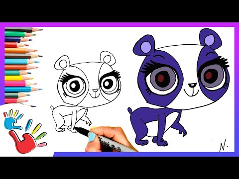 How to Draw Penny Ling from Littlest Pet Shop | Easy Step-by-Step Tutorial for Kids