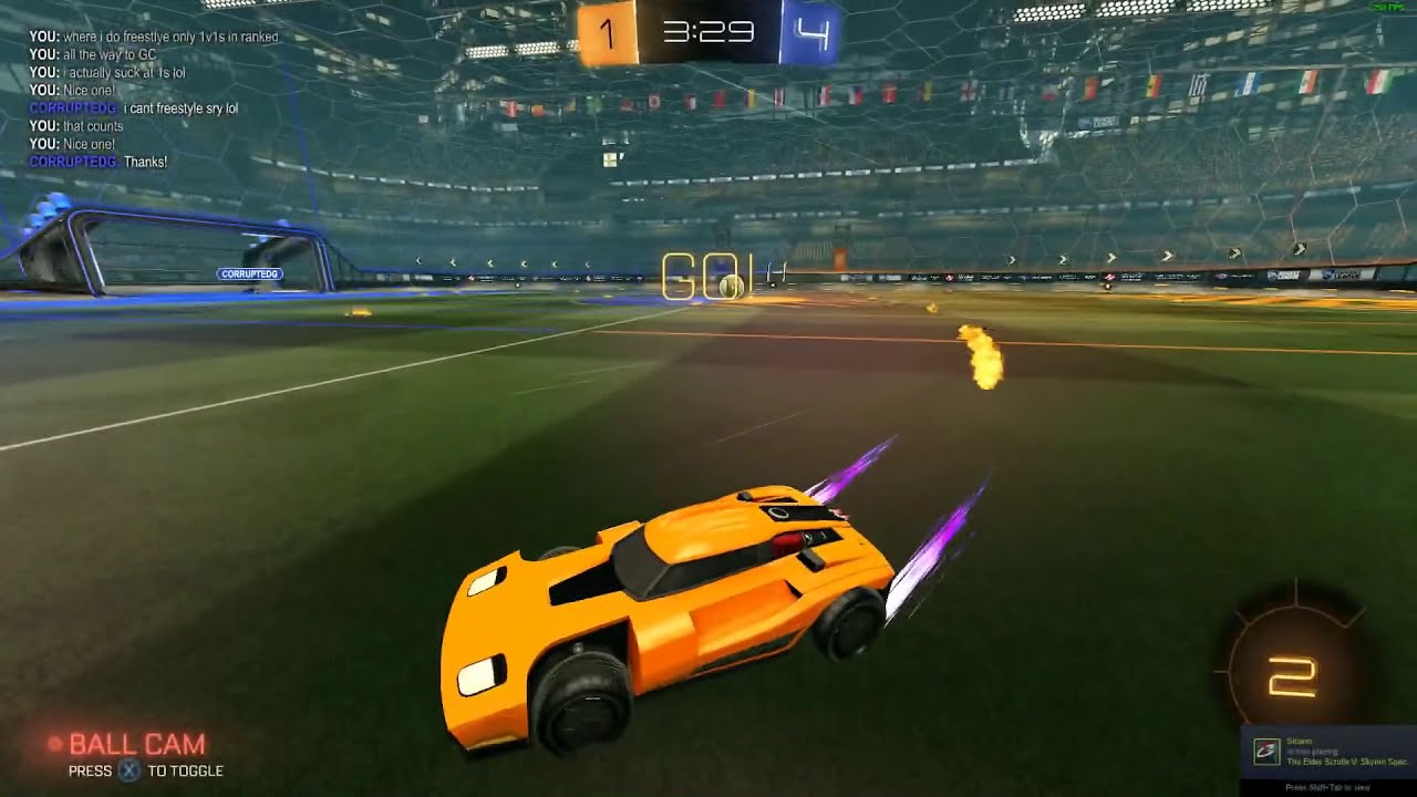 Freestyling to GC #2 (Facing a pro!) | Rocket League 1v1s - YouTube