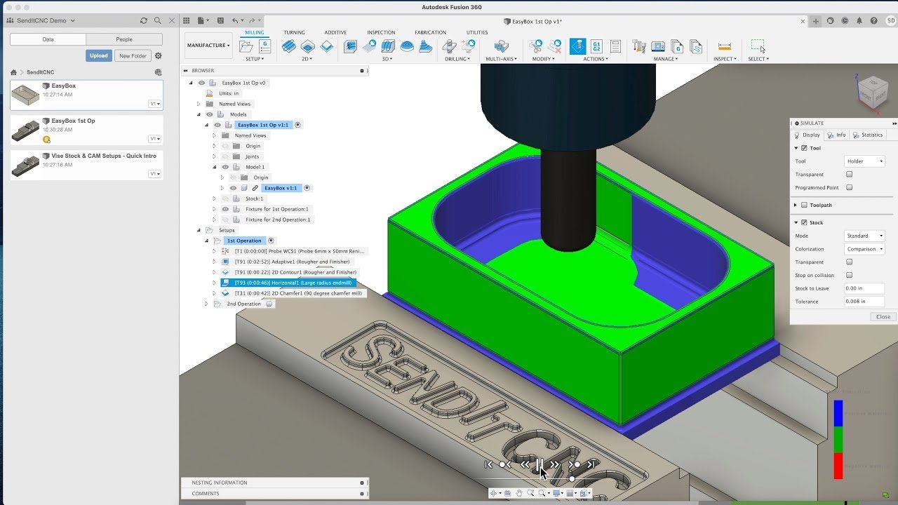 Quick Intro to SendItCNC - YouTube