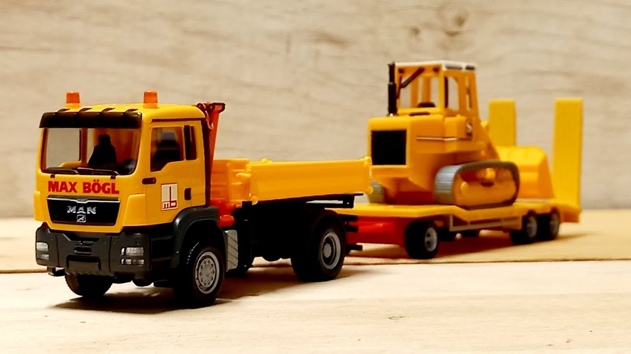 herpa 906234 Man TGS MAX Bogl 1:87 H0 - YouTube