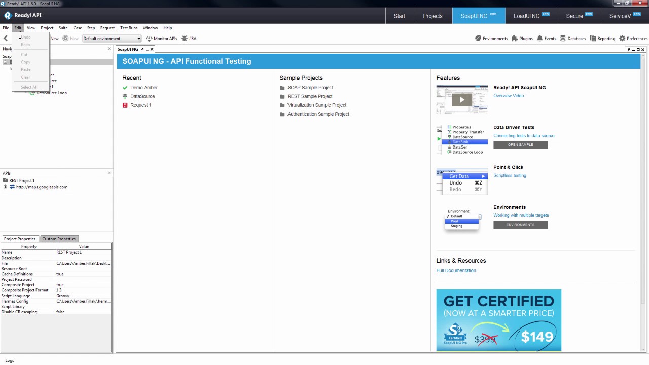 Composite Projects: Shared Testing in Teams with SoapUI Pro - YouTube