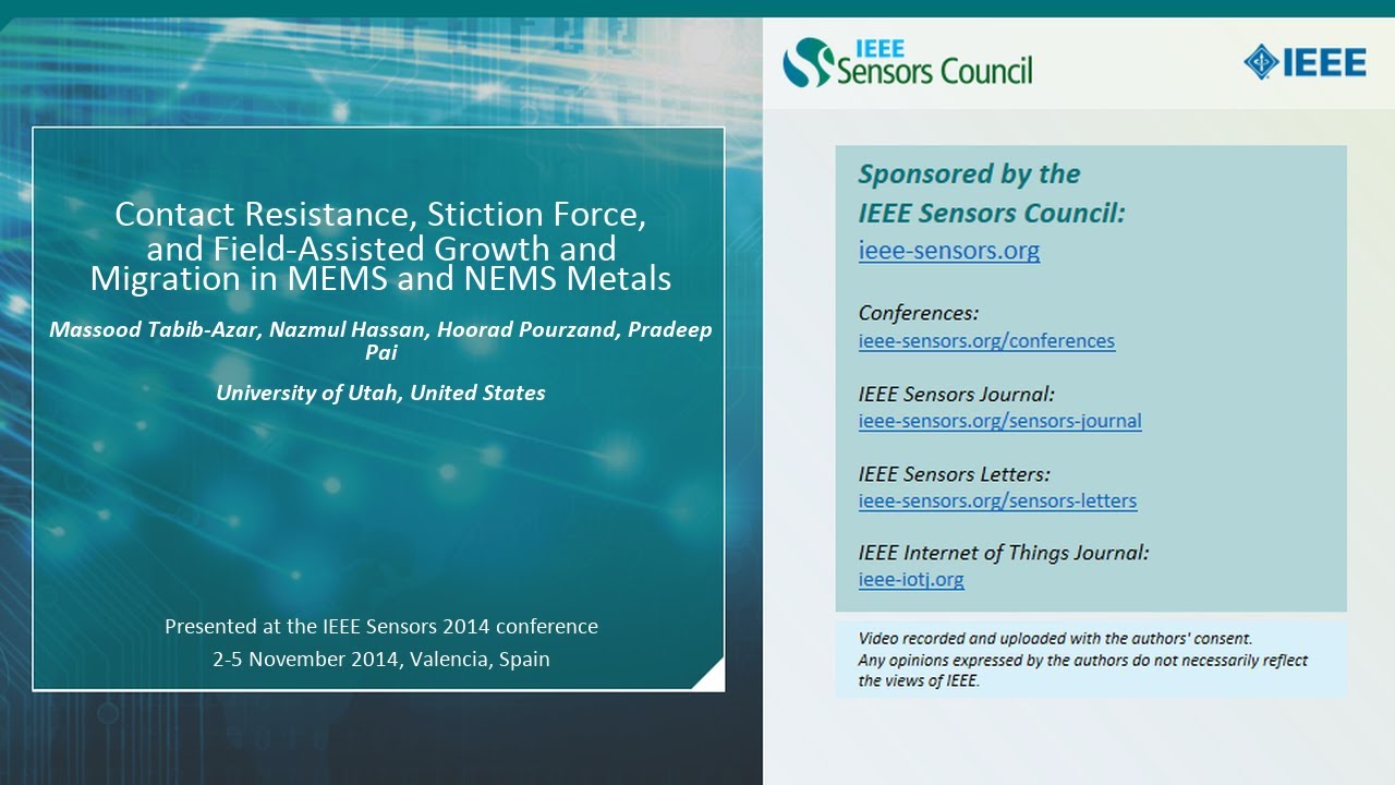 Contact Resistance, Stiction Force, and Field-Assisted Growth and ...