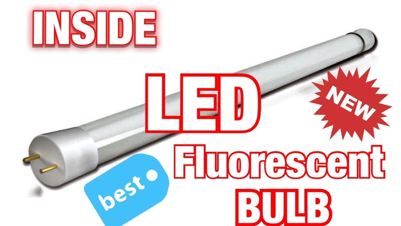 Inside of a Led Fluorescent bulb. - YouTube