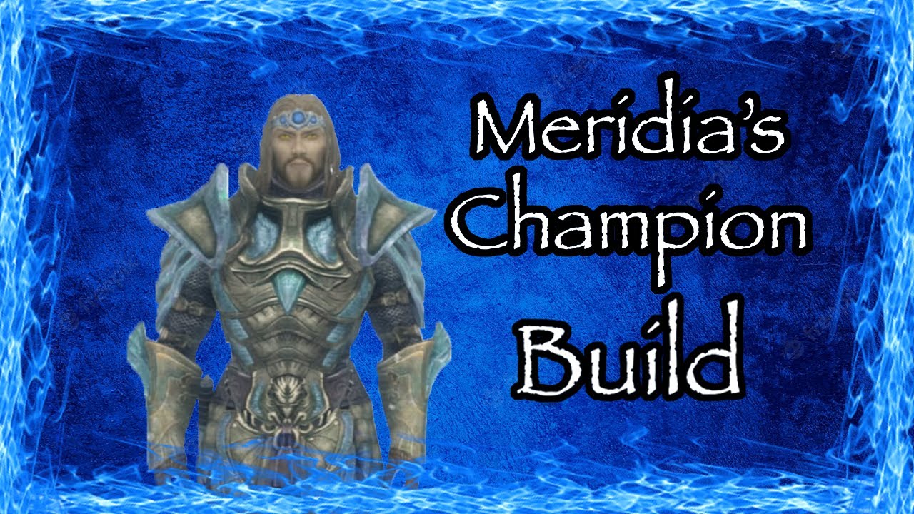 SKYRIM: Meridia's Champion [BUILD GUIDE] - YouTube