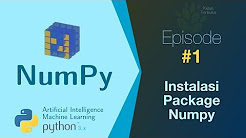 Belajar Numpy [Python Data Analisis] Bahasa Indonesia - YouTube